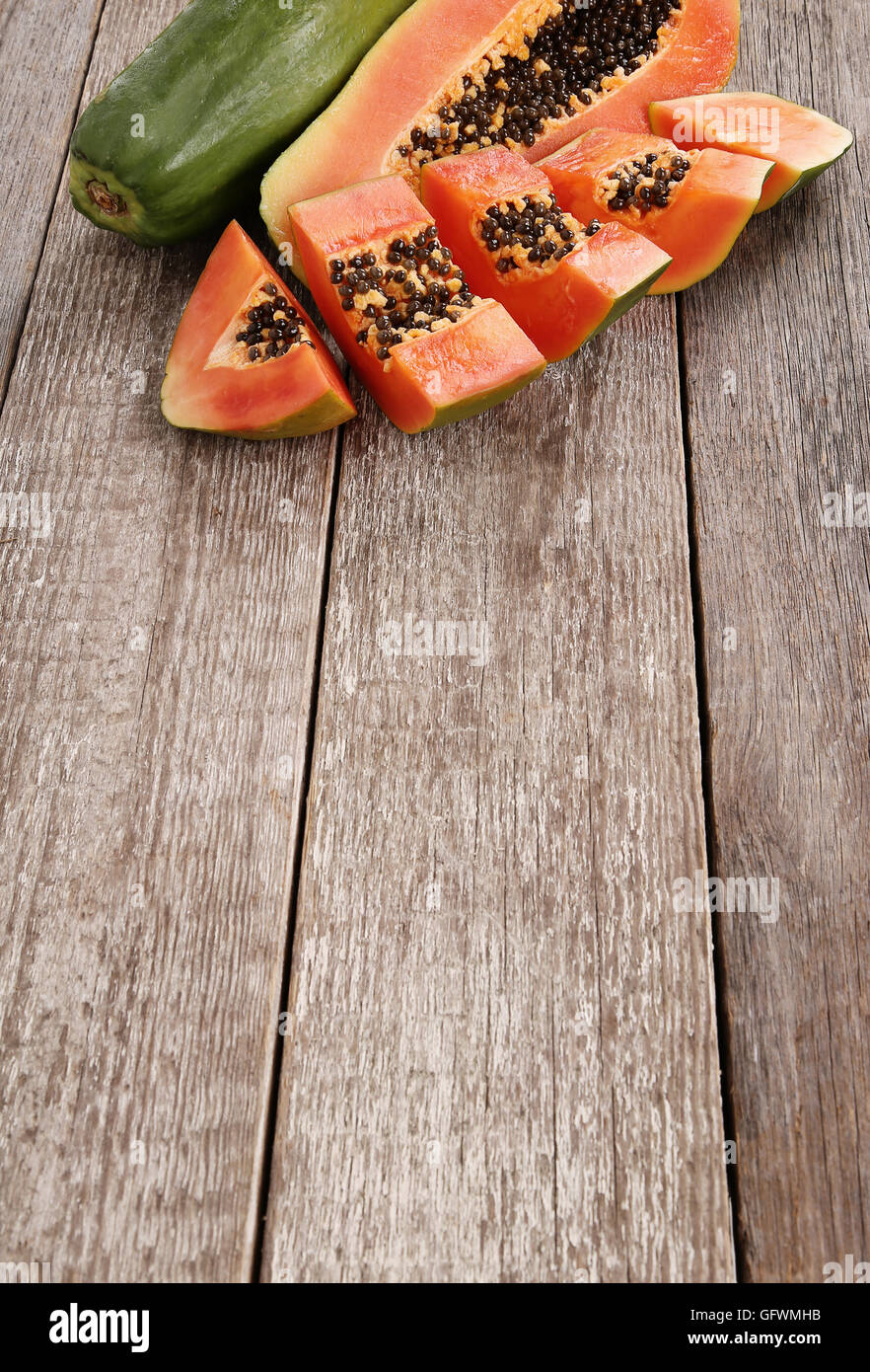 Raw Papaya High Resolution Stock Photography and Images - Alamy