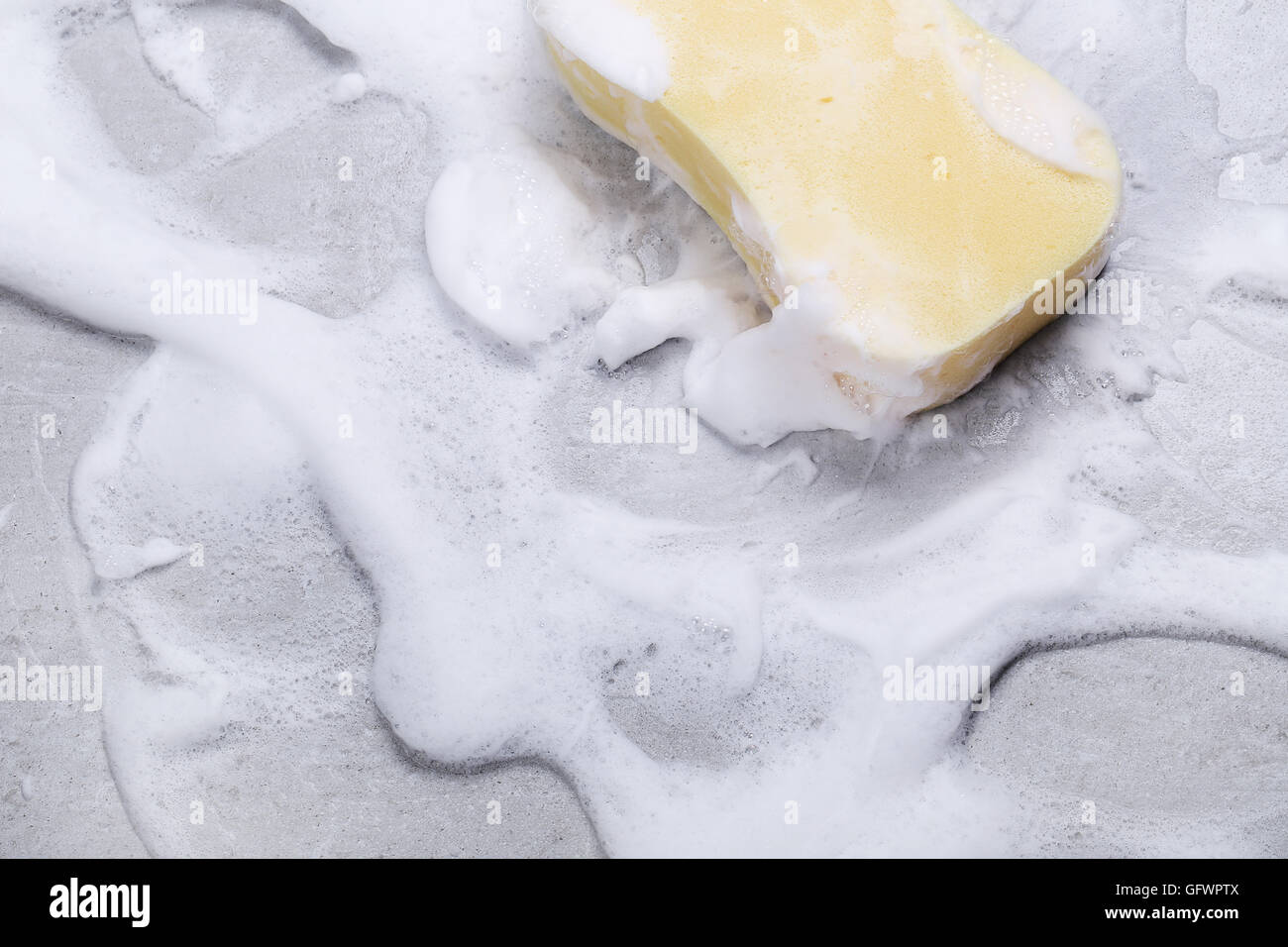 Sponge cleaning suds hi-res stock photography and images - Alamy