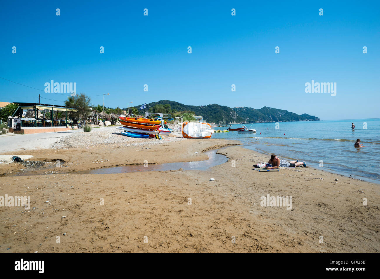 Arillas beach corfu hi-res stock photography and images - Alamy
