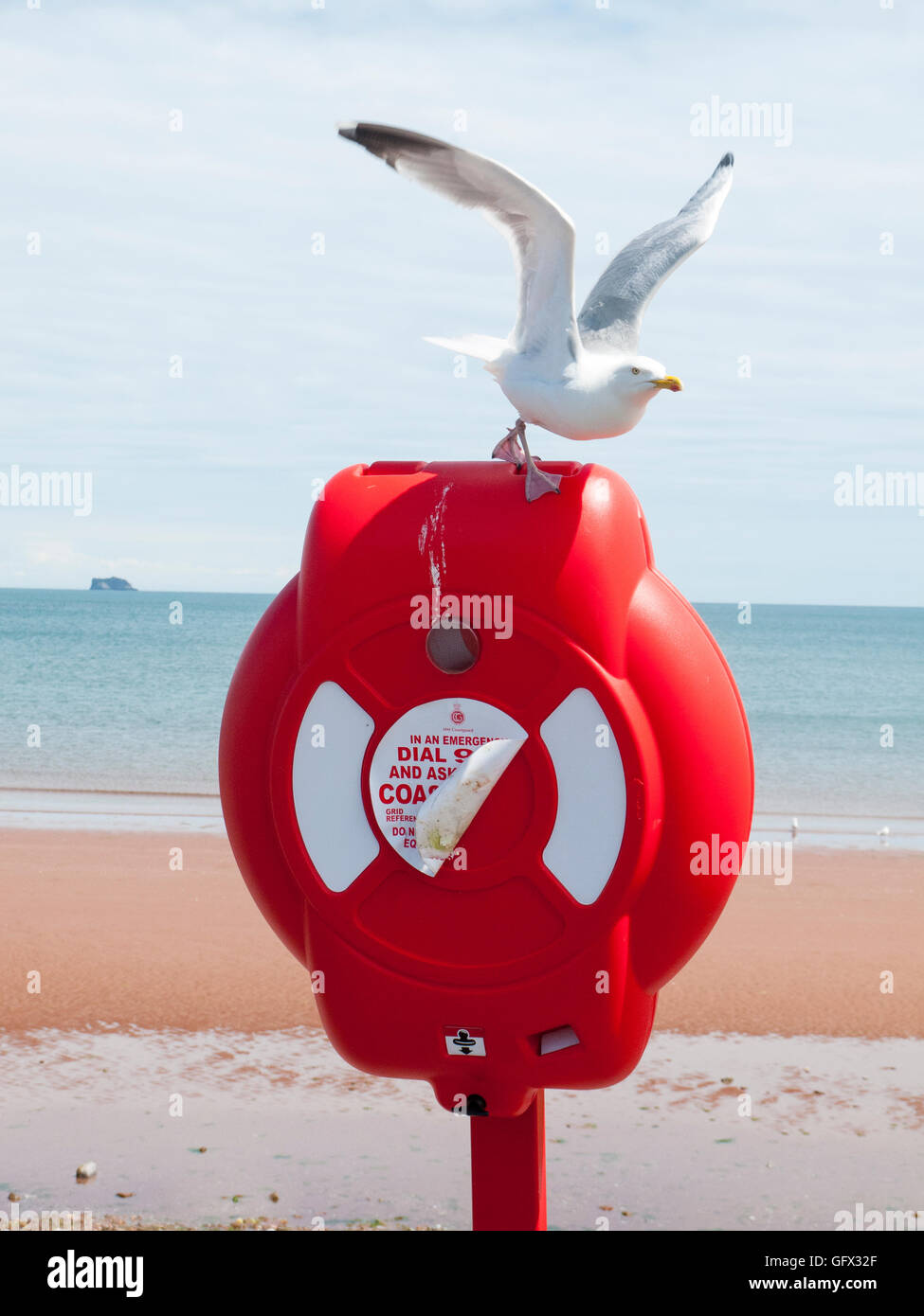 Lifebuoy seaside hi-res stock photography and images - Alamy