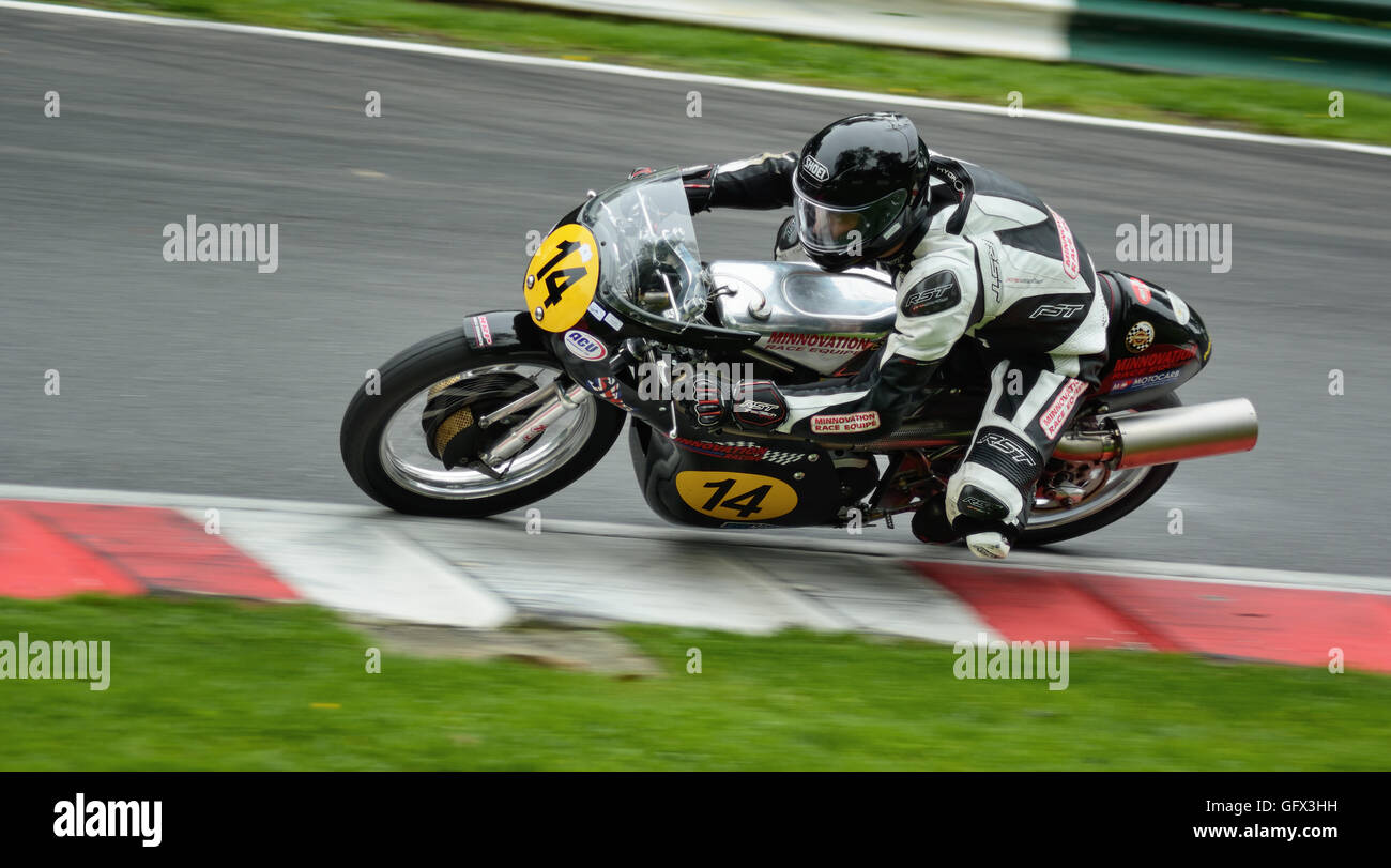 Classic Motorcycle Racing Stock Photo - Alamy