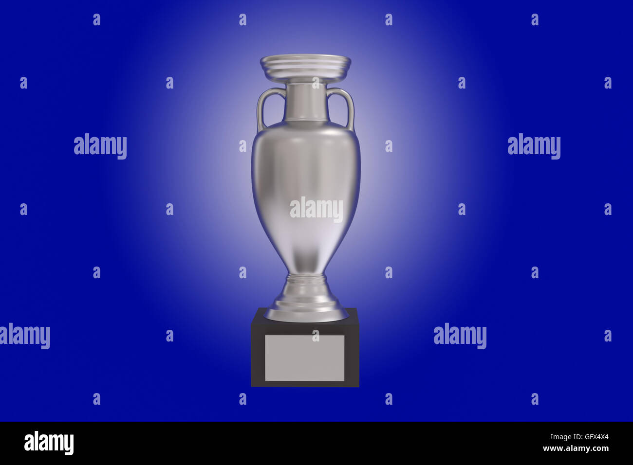 Cup Trophy Blue Background High Resolution Stock Photography and Images ...