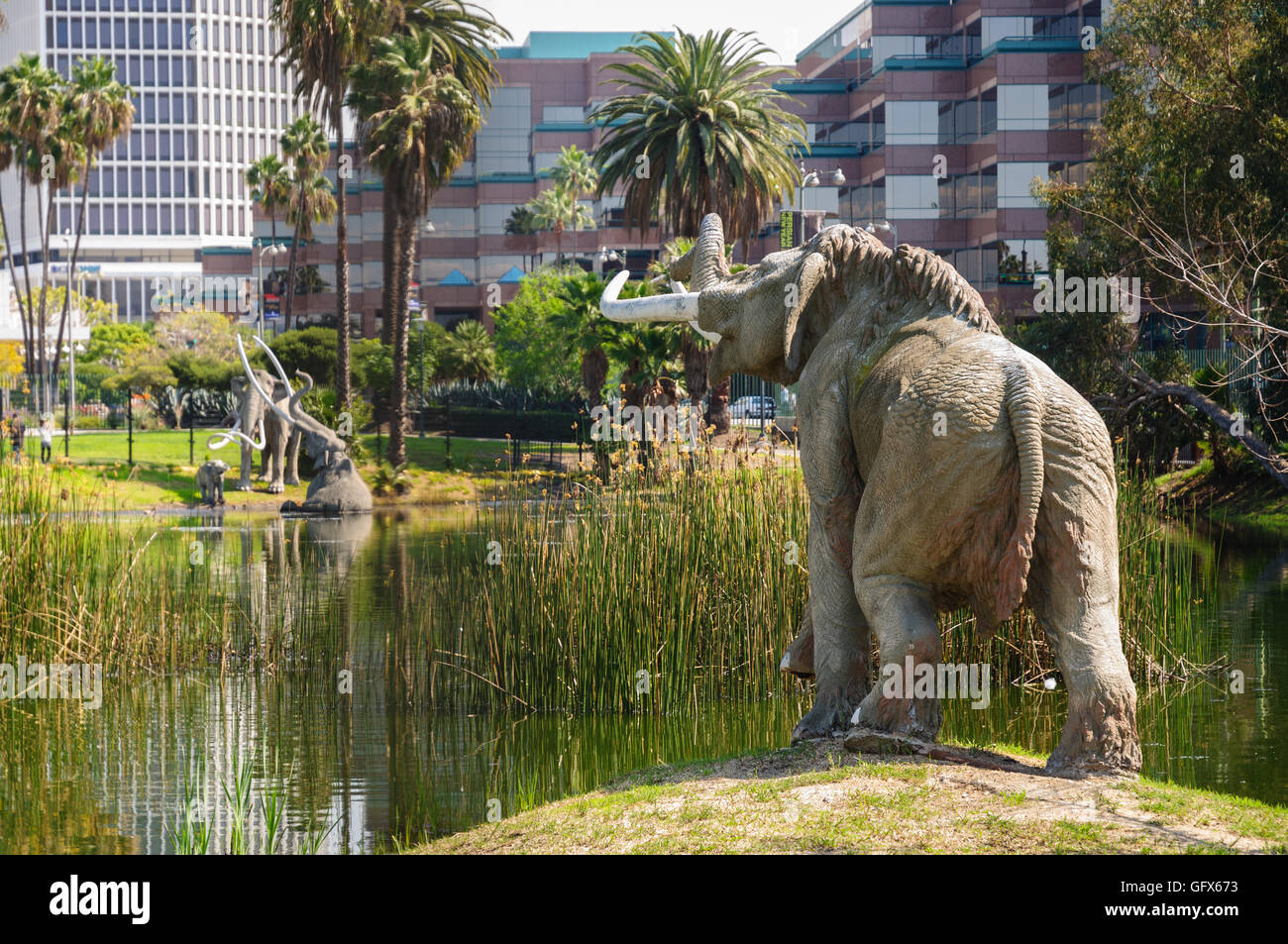 The la brea tar pits hi-res stock photography and images - Alamy