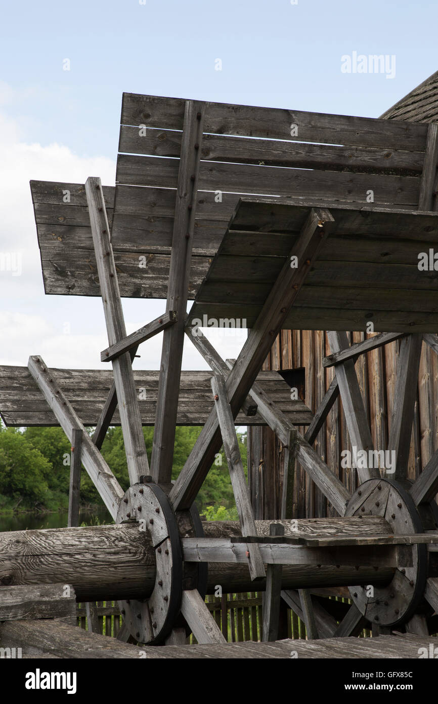 Watermill building with water wheel hi-res stock photography and images ...