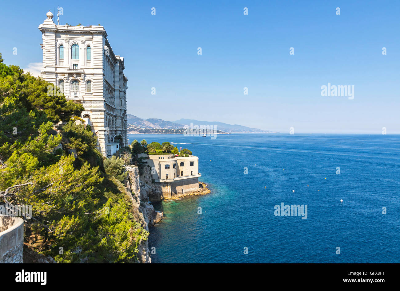 Building of Oceanographic Museum (French: Musee oceanographique) in ...