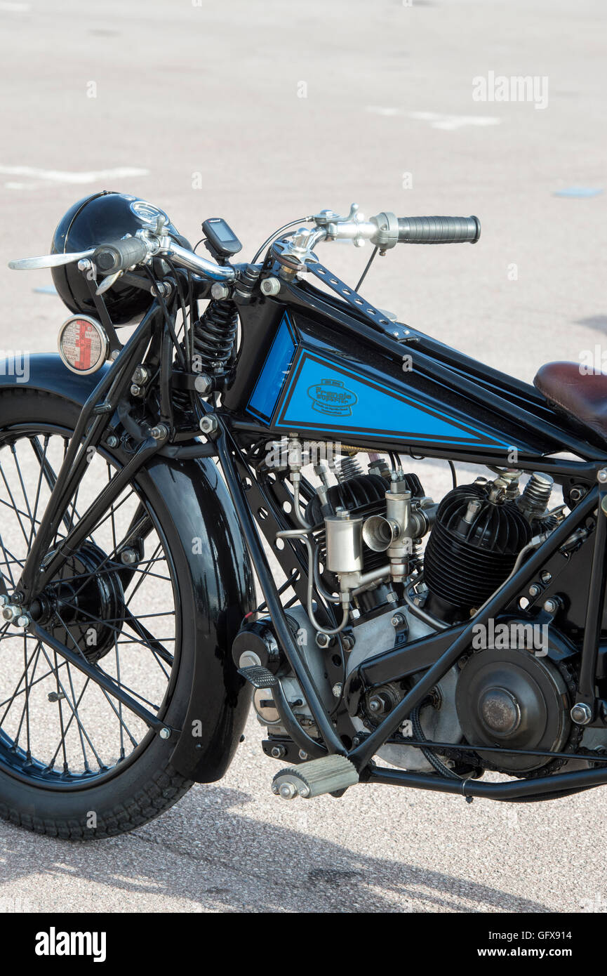 Francis Superior Motorcycle. Custom British Motorcycle at VMCC Banbury ...