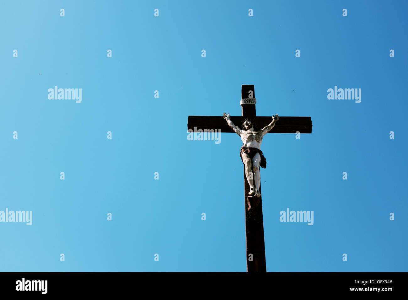 Jesus hanging on the cross hi-res stock photography and images - Alamy