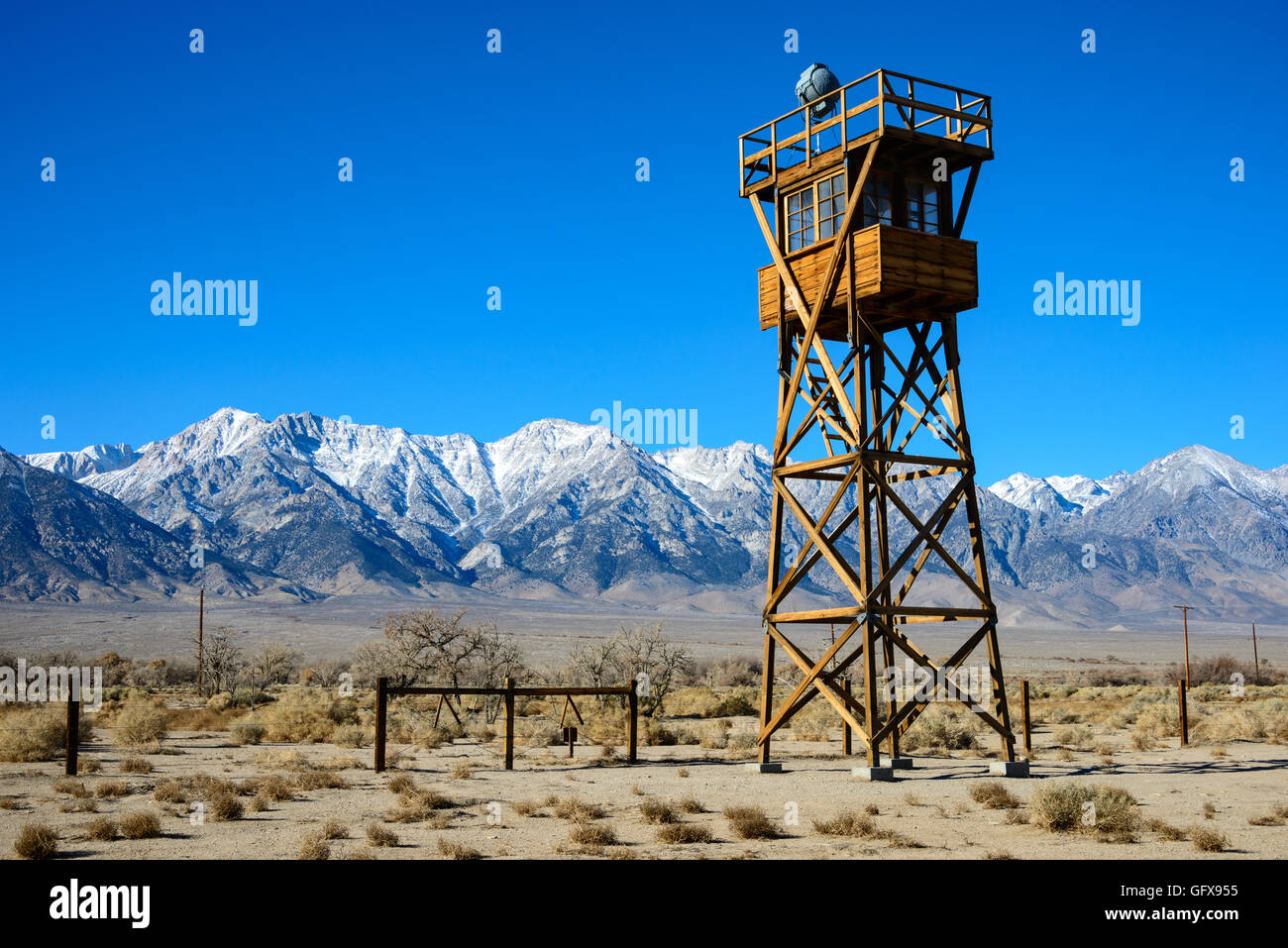 Manzanar National Historic Site Stock Photo - Alamy