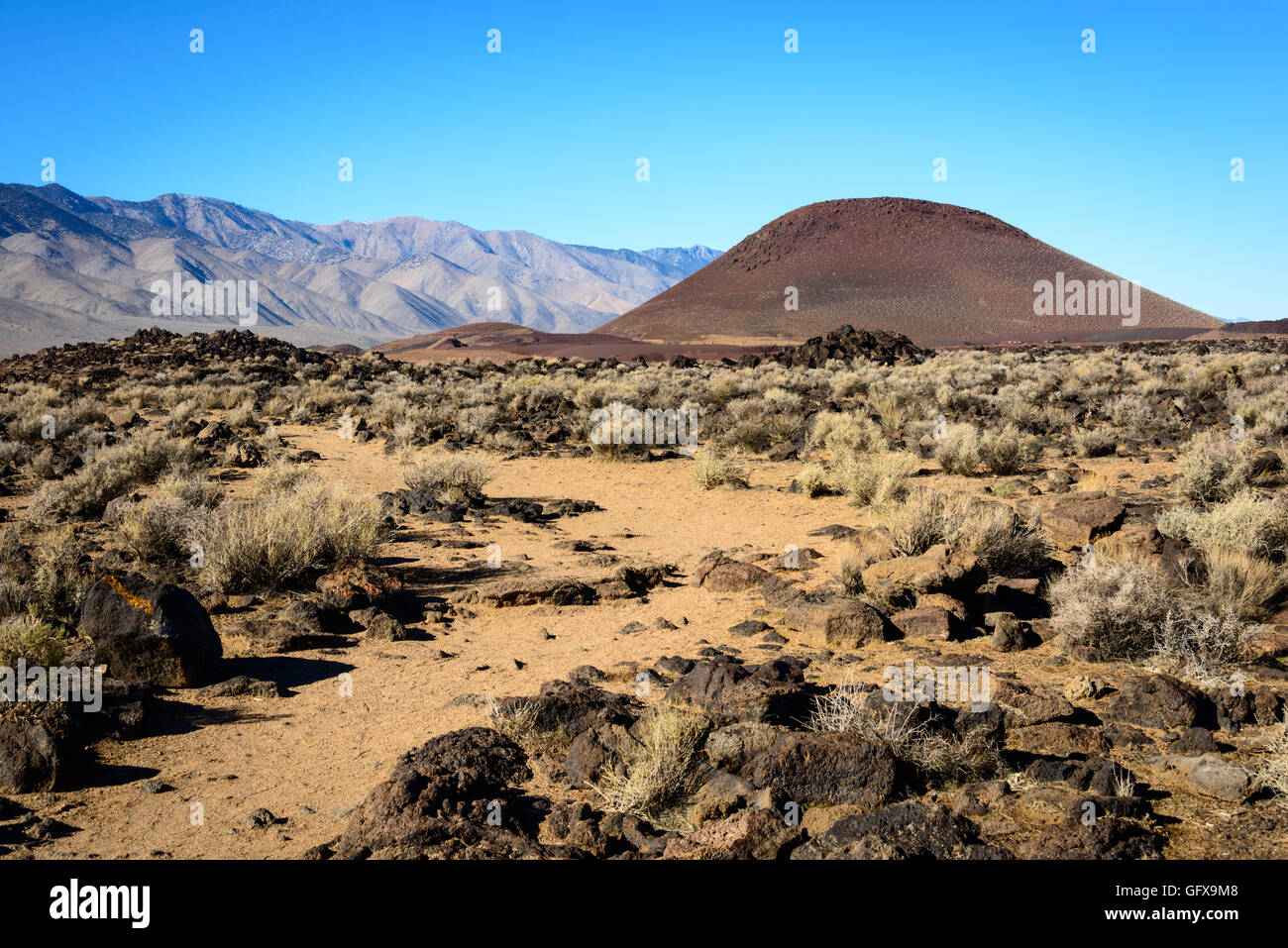 Red Hill cinder cone Stock Photo - Alamy