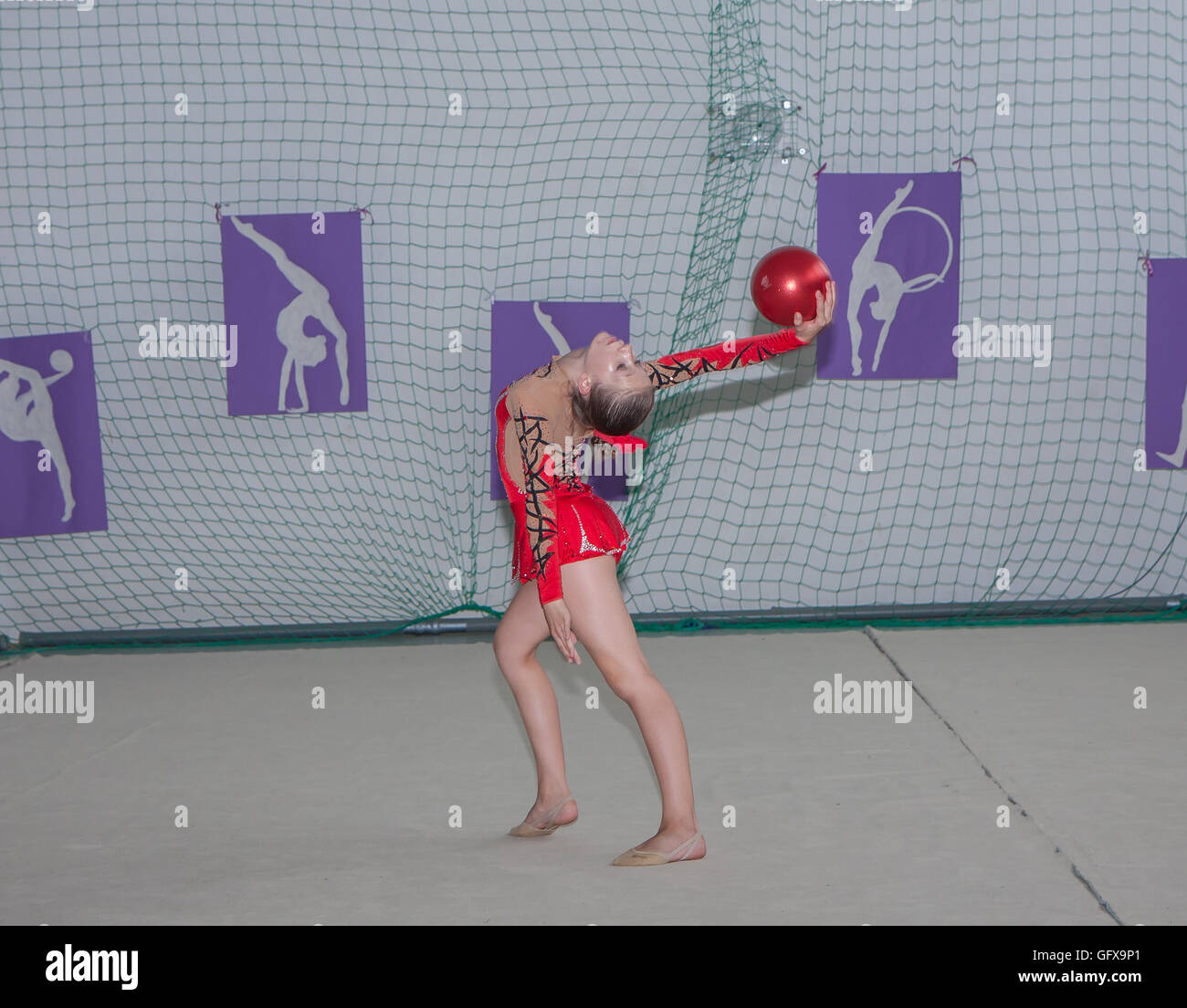 Ball acrobatics hi-res stock photography and images - Alamy