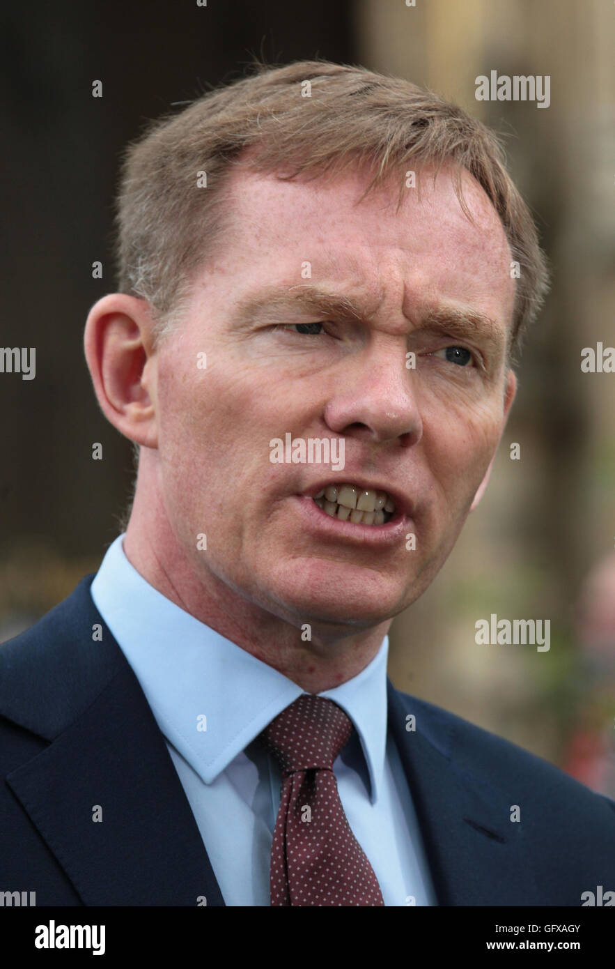 London - Jun 27, 2016: Chris Bryant seen at College Green, Westminster ...