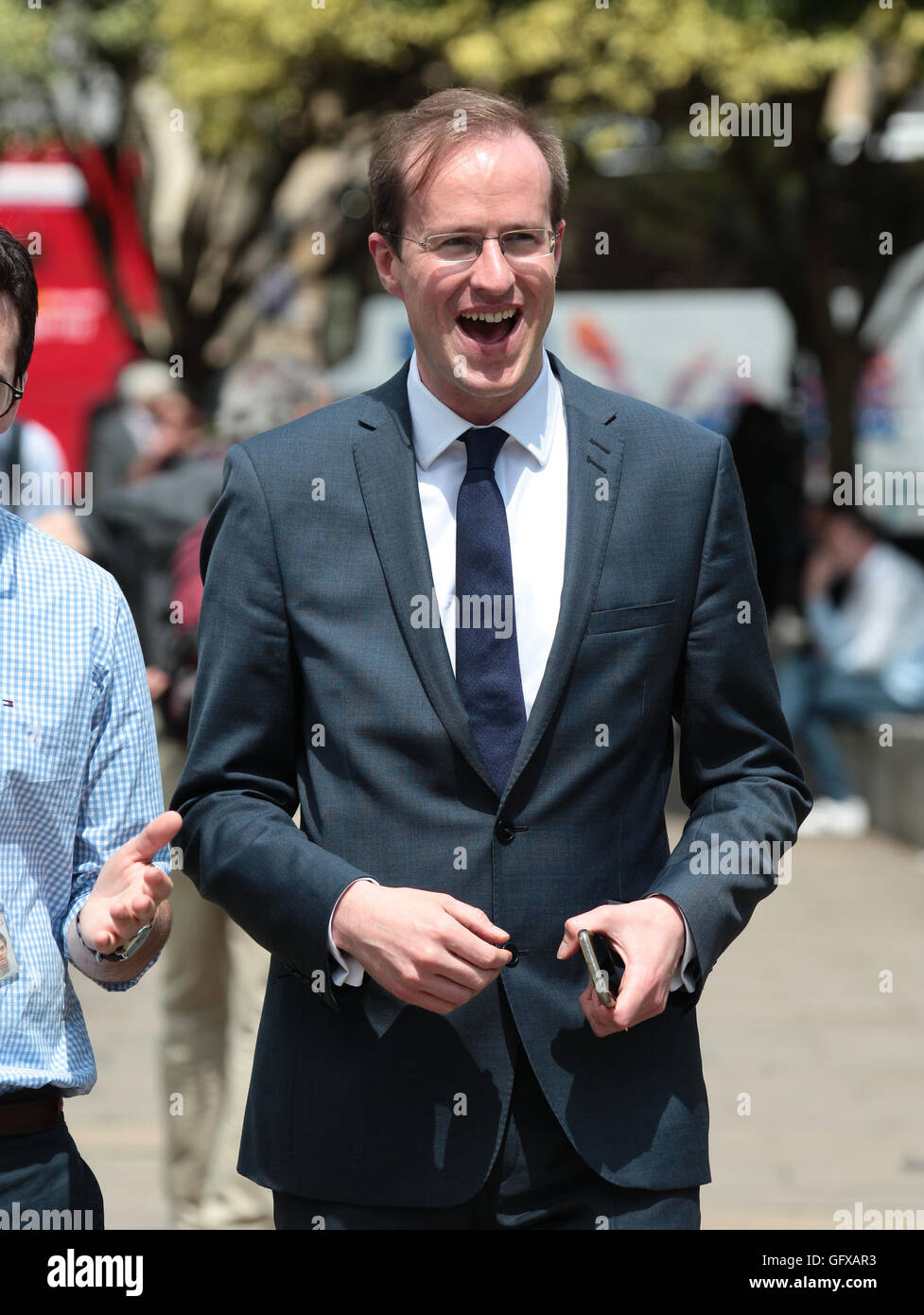 London - Jun 27, 2016: Matthew Elliott seen at College Green ...