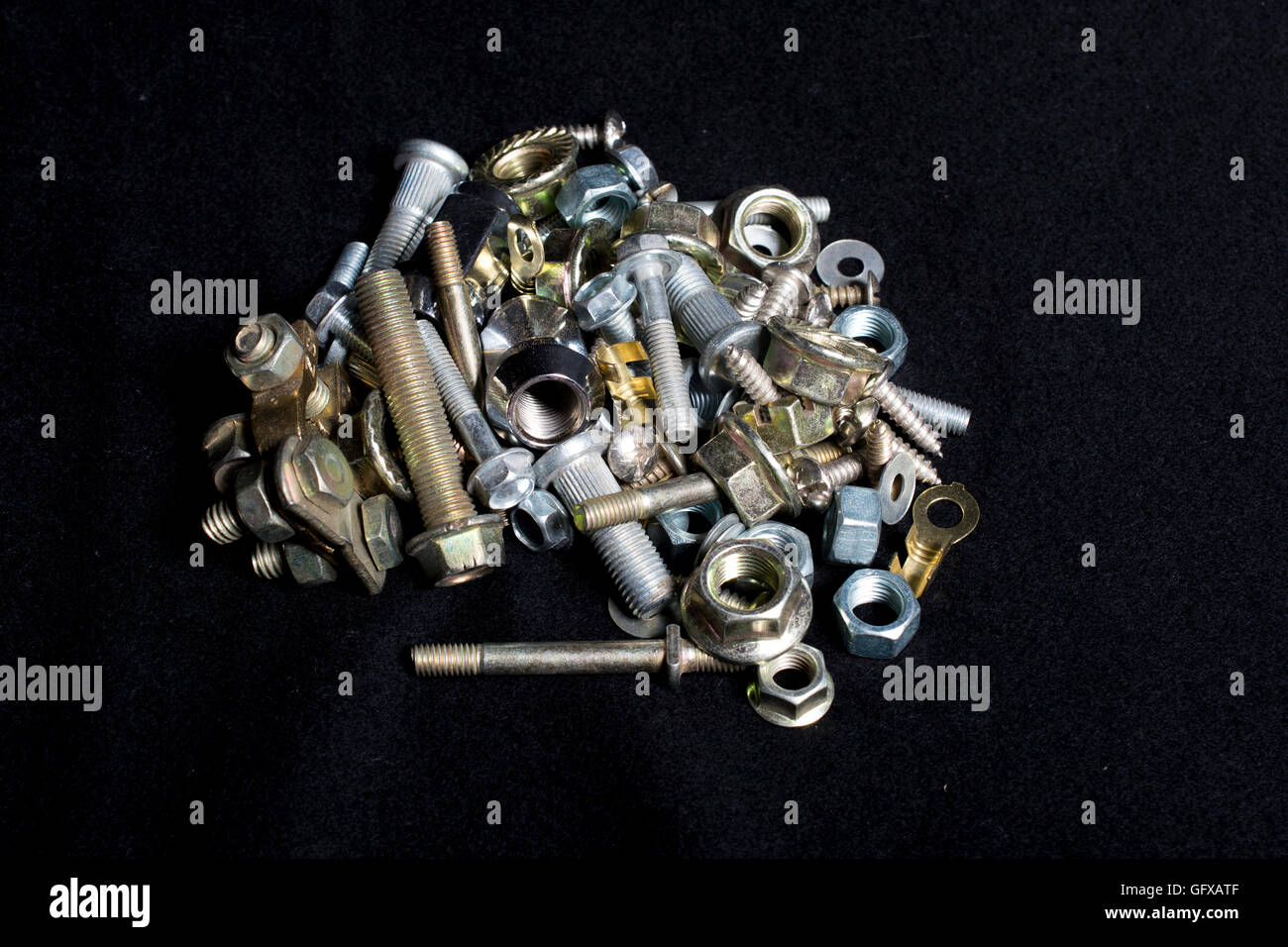 Many bolts on black hi-res stock photography and images - Alamy