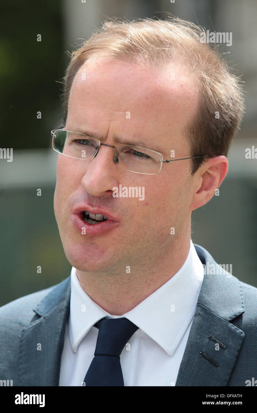 London - Jun 27, 2016: Matthew Elliott seen at College Green ...