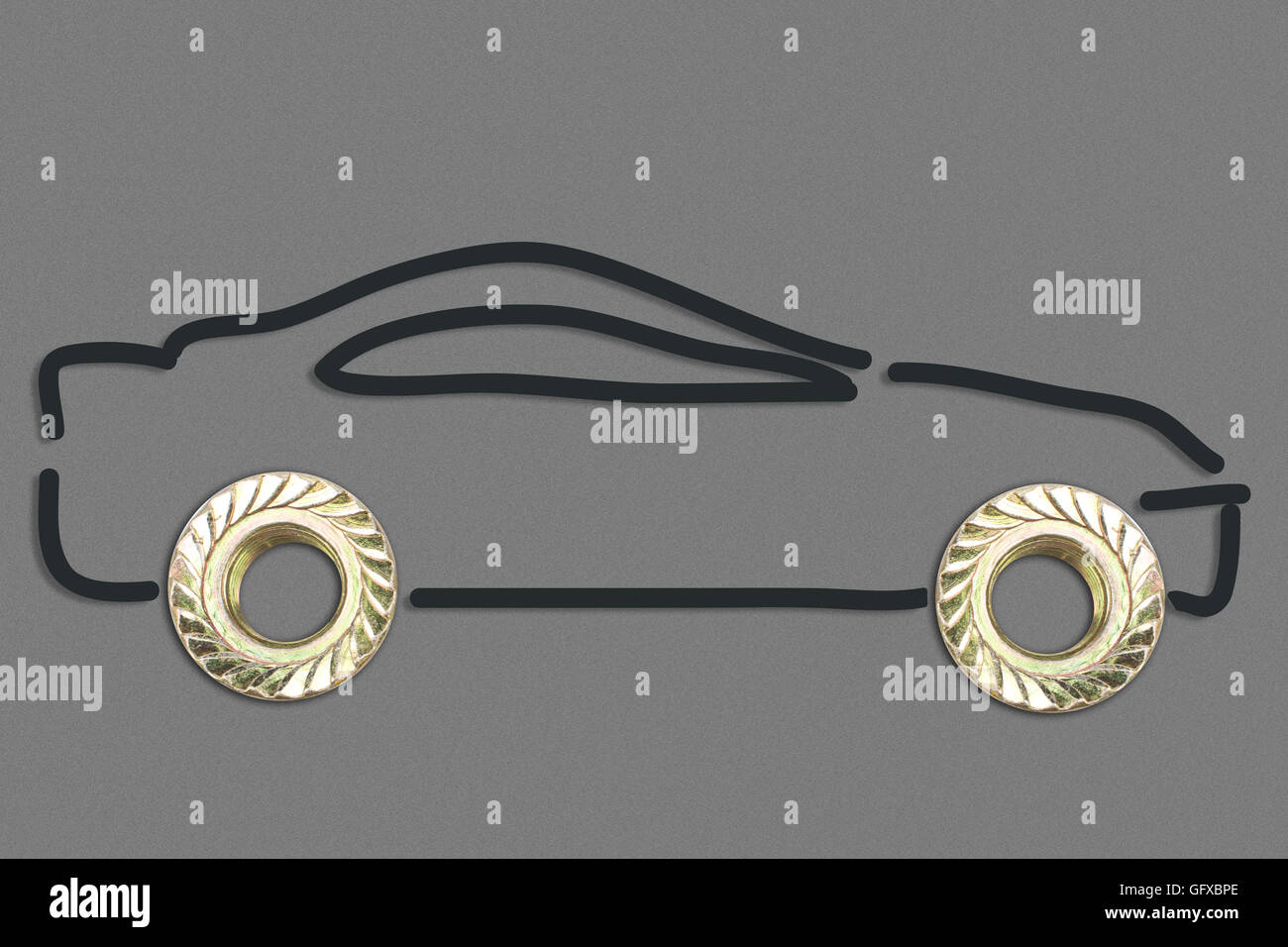 Car drawing hi-res stock photography and images - Alamy