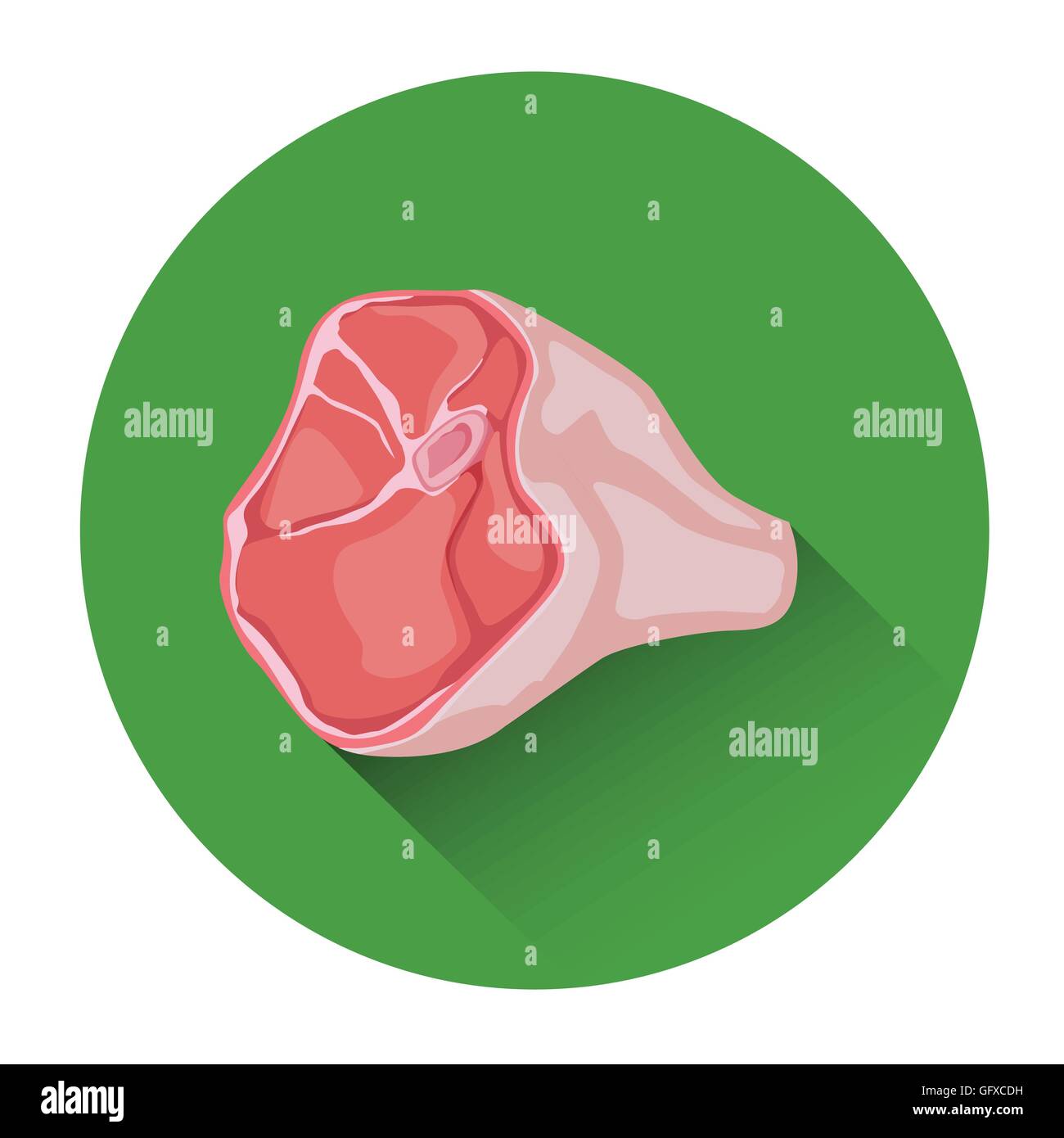 Pork Leg Fresh Food Icon Stock Vector Image & Art - Alamy