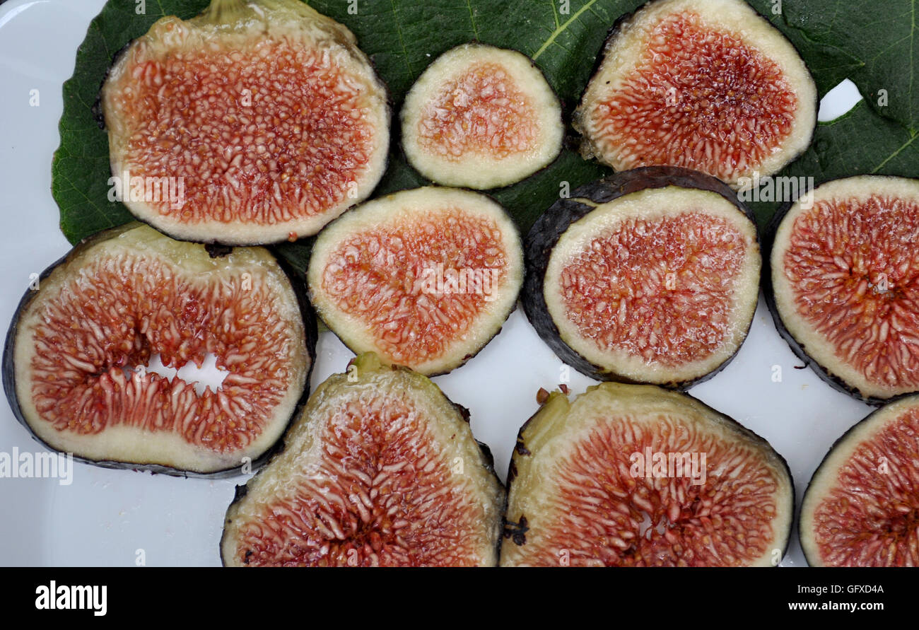 fresh sweet red figs Stock Photo - Alamy