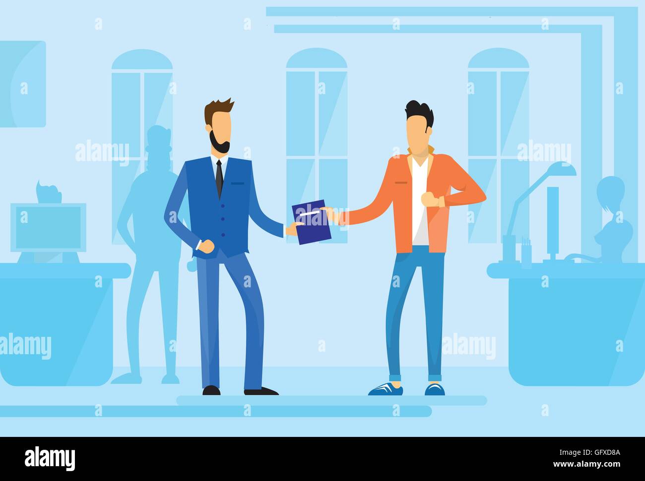 Employment papers Stock Vector Images - Alamy