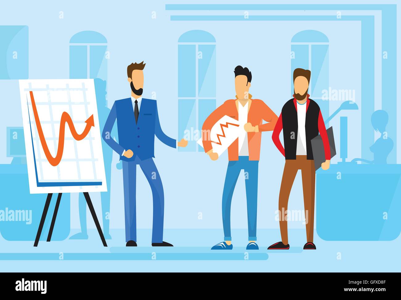 Boy class presentation Stock Vector Images - Alamy