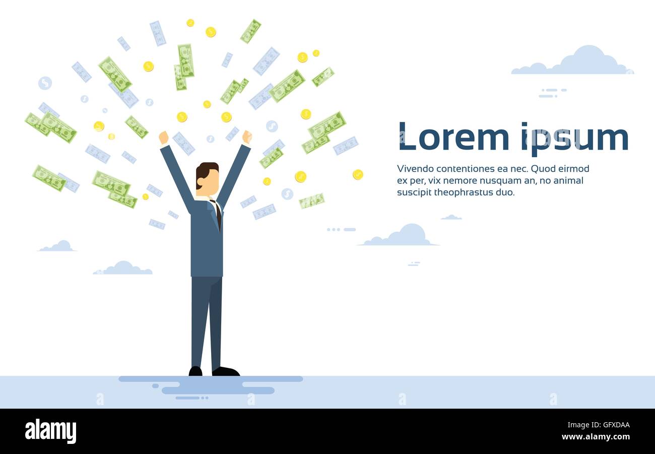 People throwing money Stock Vector Images - Alamy