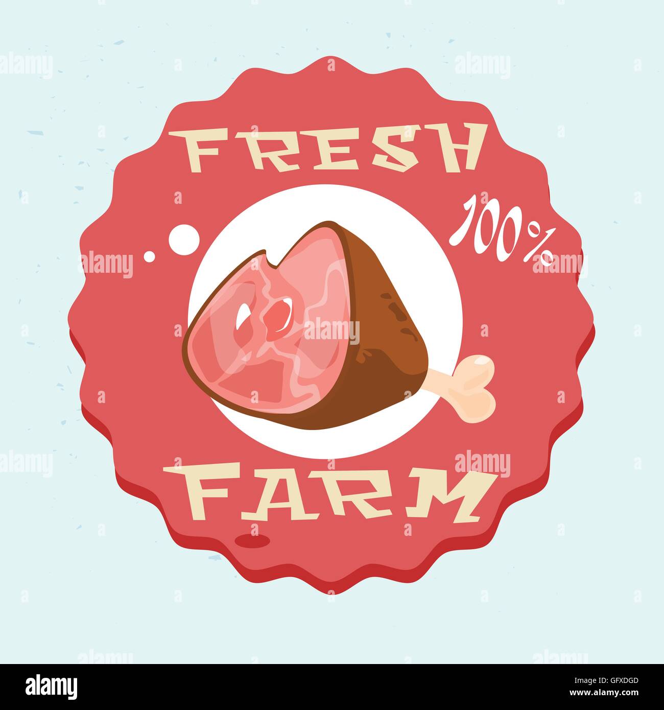 Pork Lad Pig Meat Eco Fresh Farm Logo Stock Vector Image & Art - Alamy