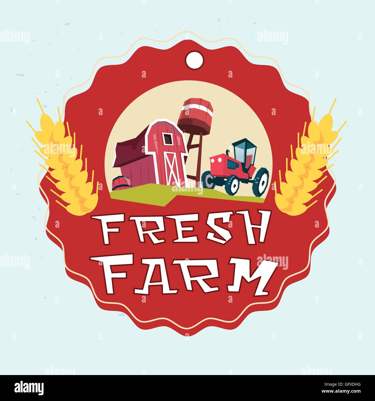 Farmland, Organic Eco Fresh Farm Logo Stock Vector Image & Art - Alamy