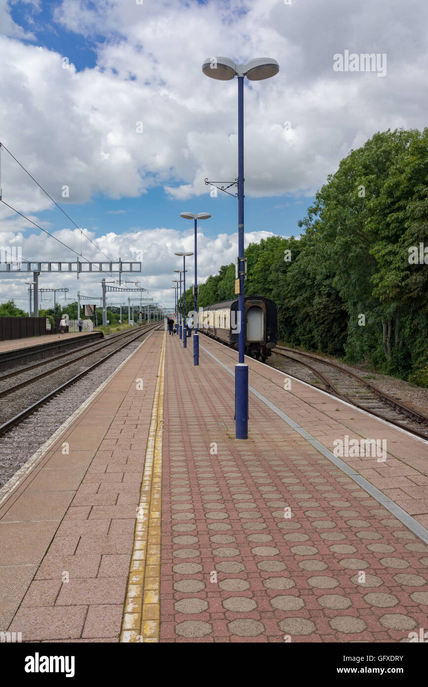 The Cholsey & Wallingford Railway platform at Cholsey station Stock ...