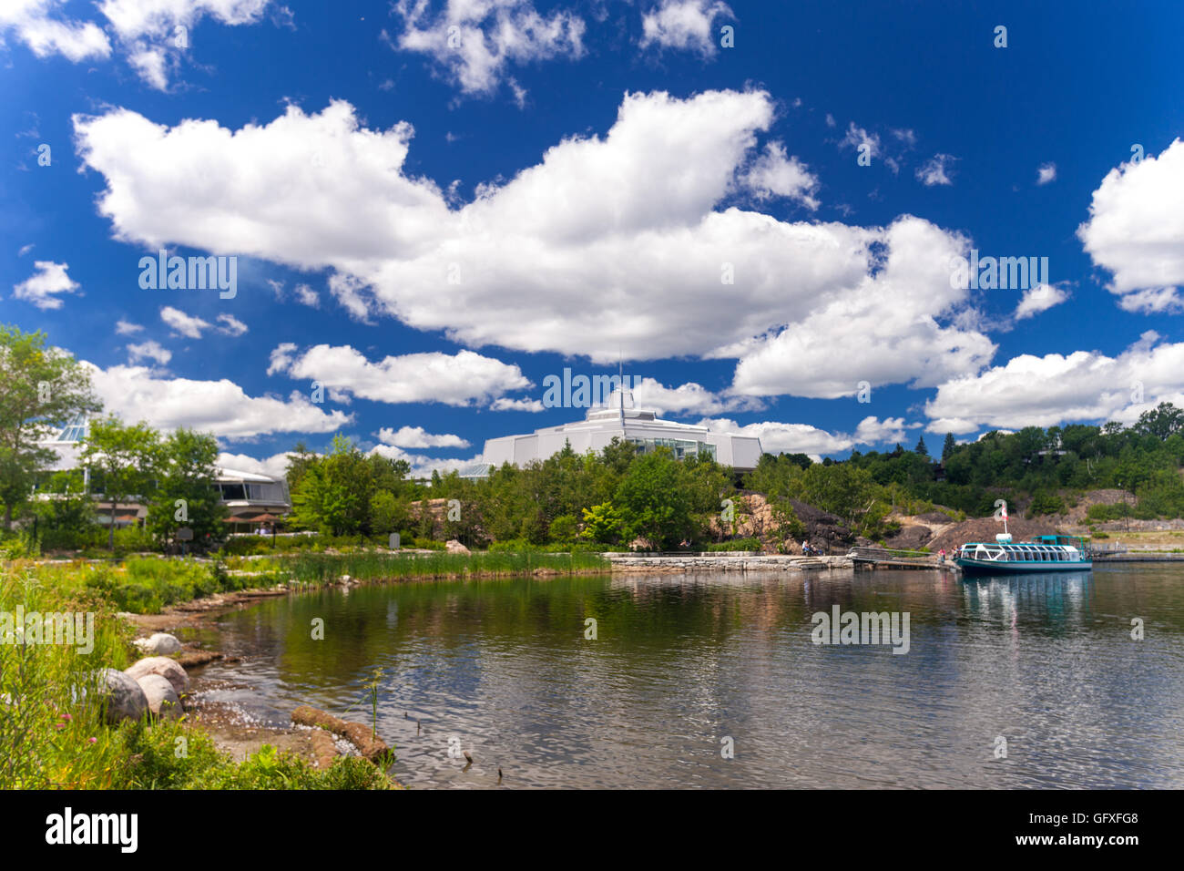 The interactive science museum Science North located in Sudbury Ontario ...
