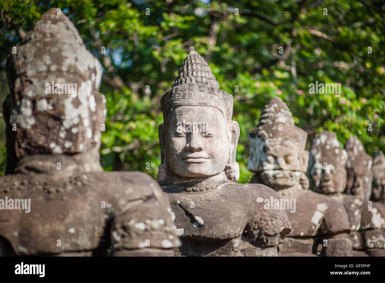 Angkor Temple Warriors Stock Photo - Alamy