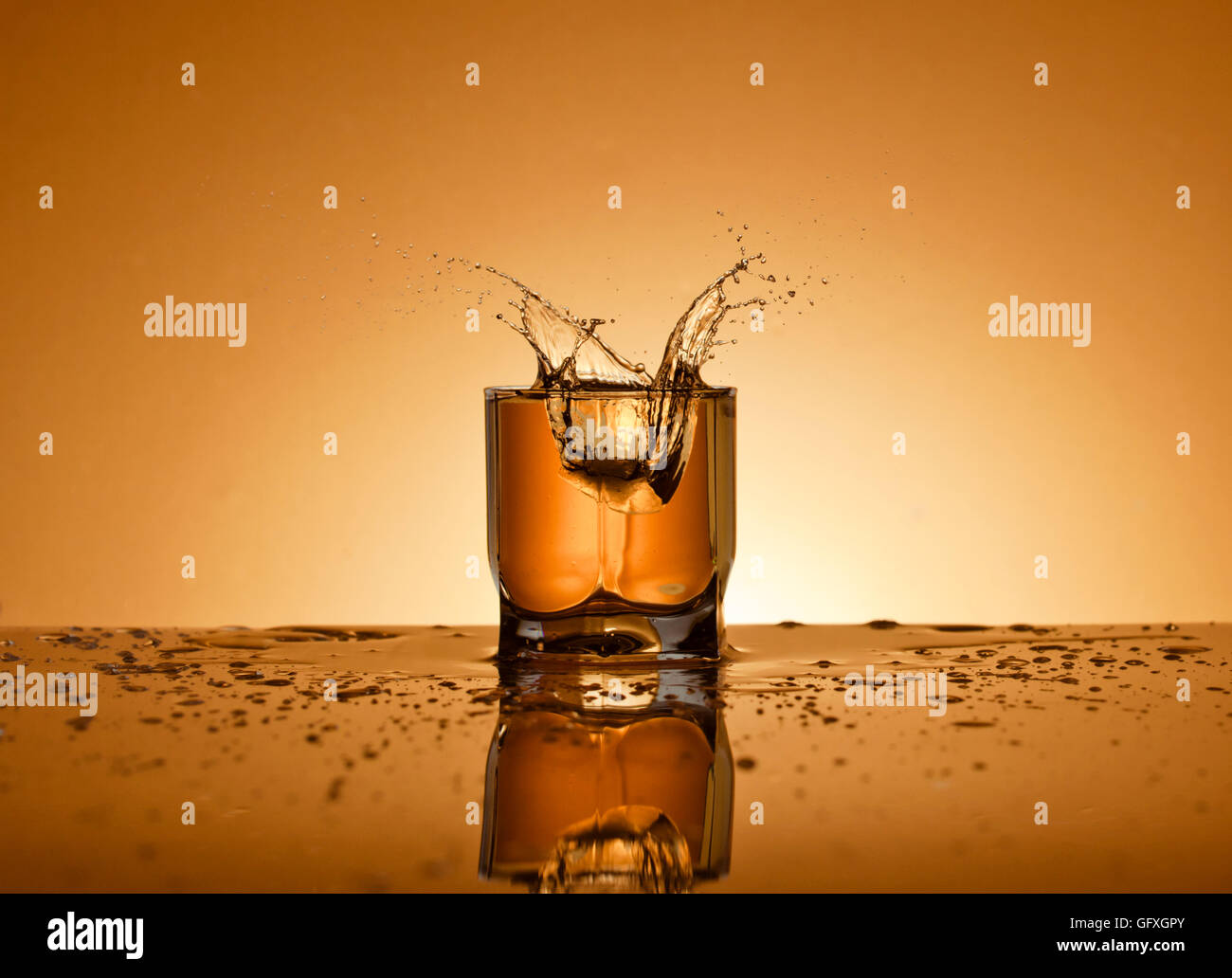 A glass of alcoholic beverage Stock Photo - Alamy