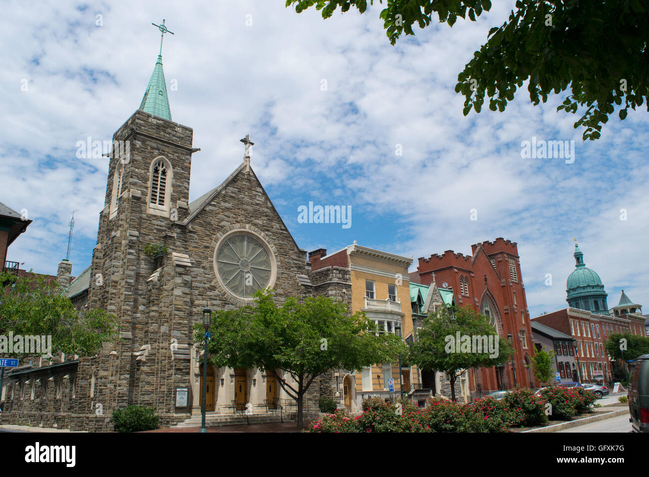 Church in Downtown Harrisburg, Pennsylvania Stock Photo - Alamy