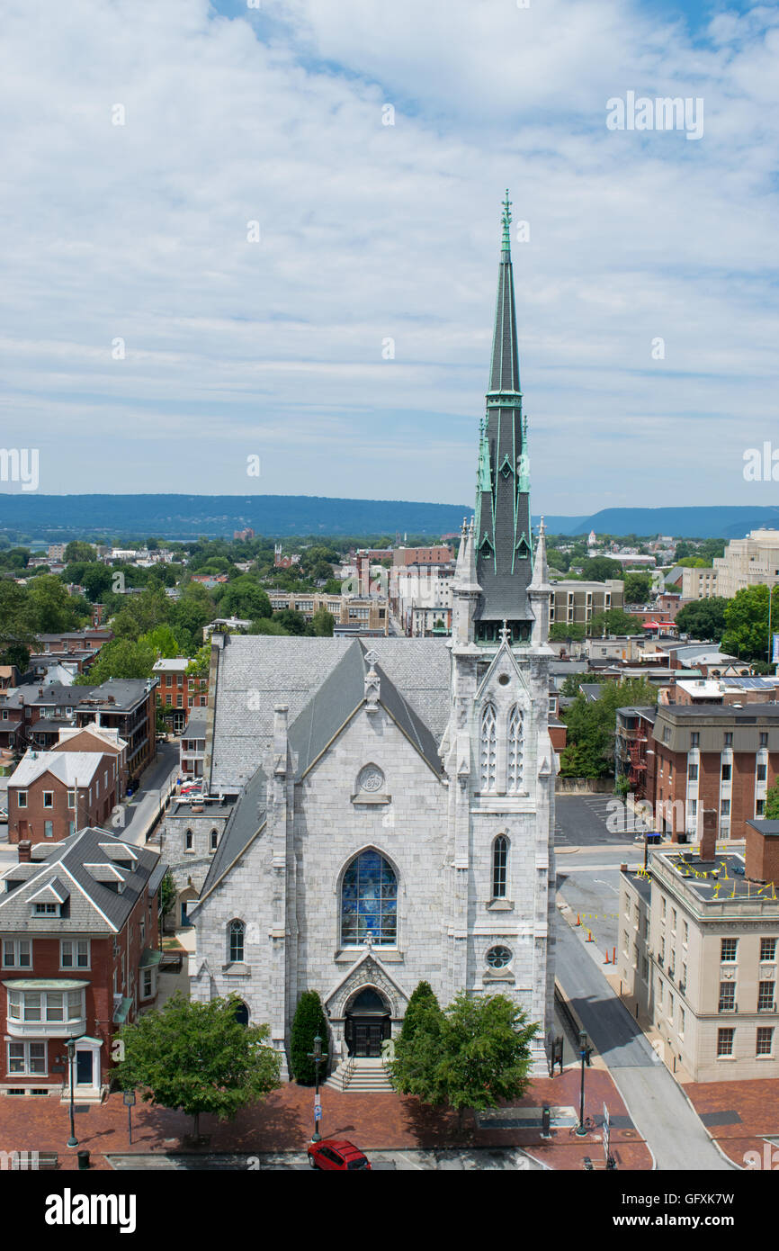 Church in Downtown Harrisburg, Pennsylvania Stock Photo - Alamy