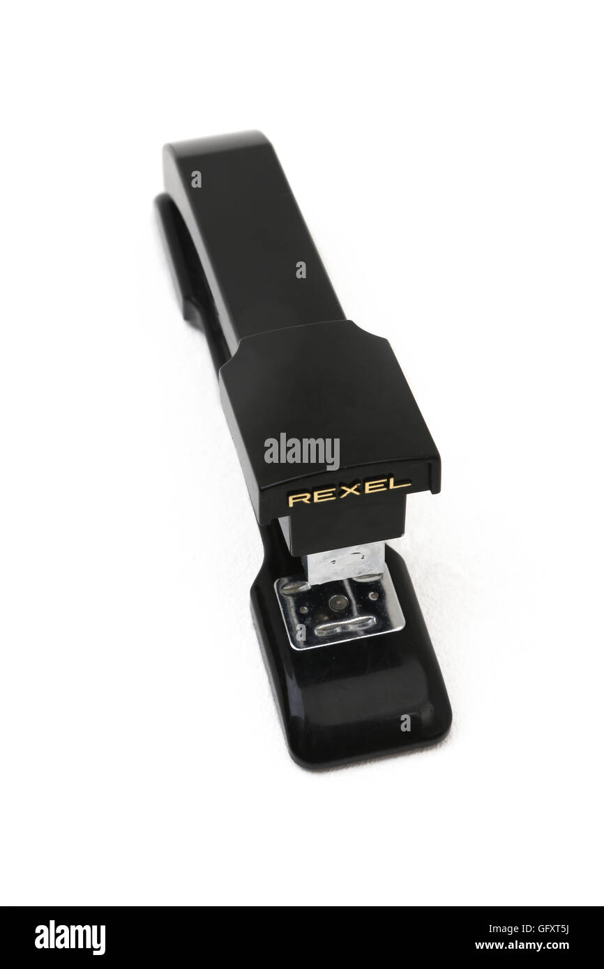 Rexel Black Stapler Stock Photo - Alamy