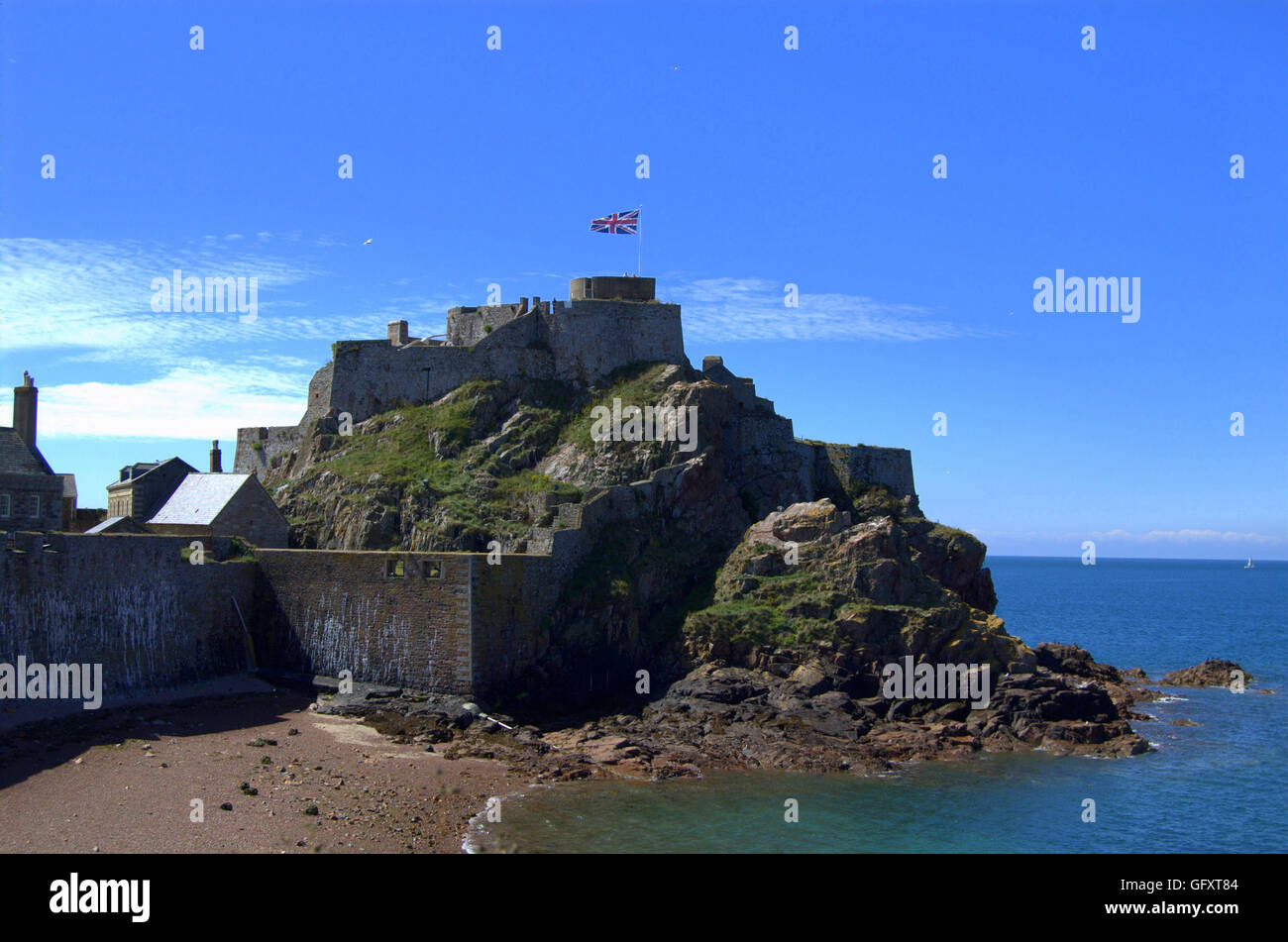 Elizabeth castle jersey hi-res stock photography and images - Alamy