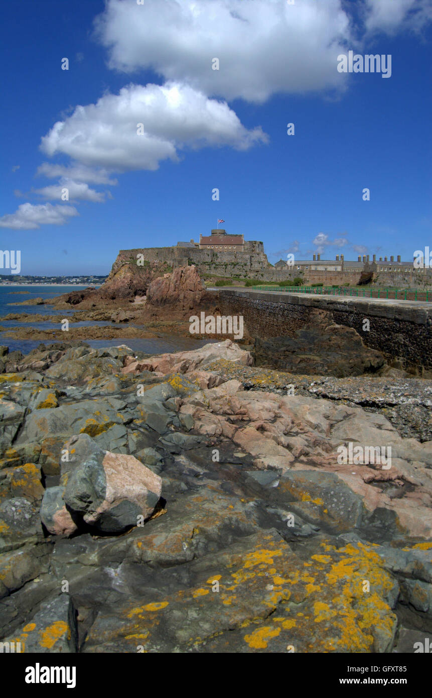 Elizabeth Castle, Jersey, Channel Islands Stock Photo - Alamy