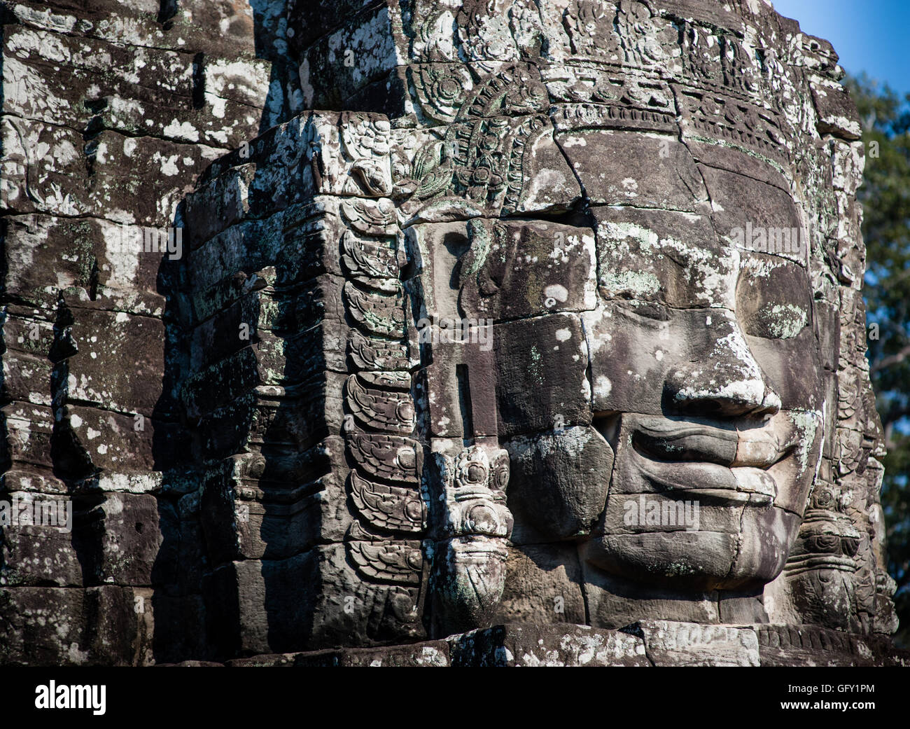 Bayon temple in cambodia hi-res stock photography and images - Alamy