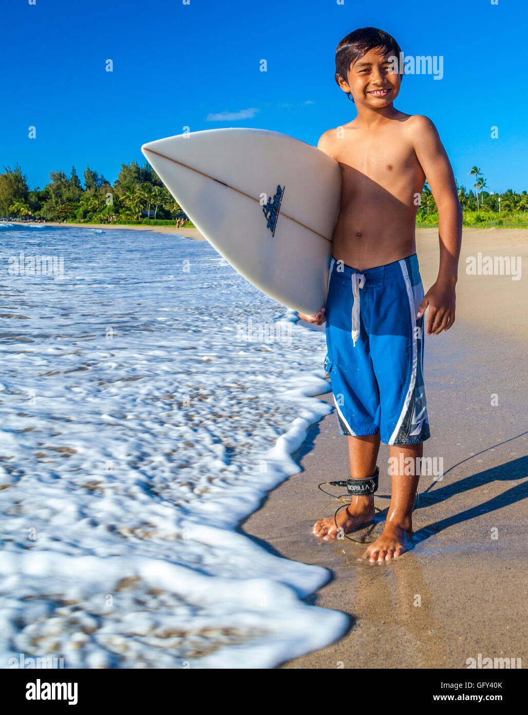 Boy wet suit surfer hi-res stock photography and images - Alamy