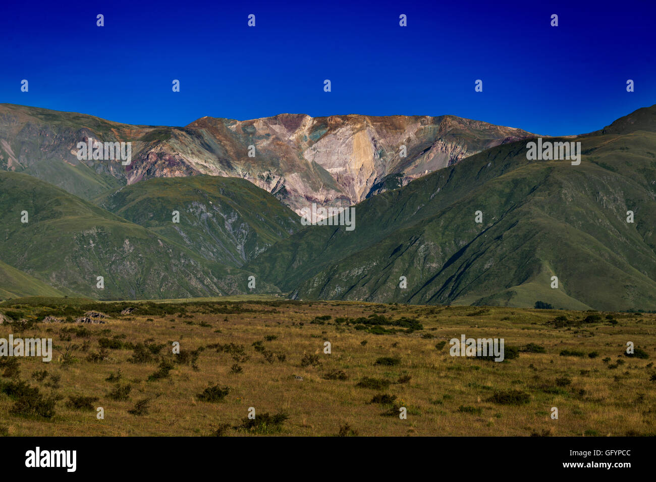 Volcano hill in Humahuaca, World Heritage Site by UNESCO, Jujuy ...