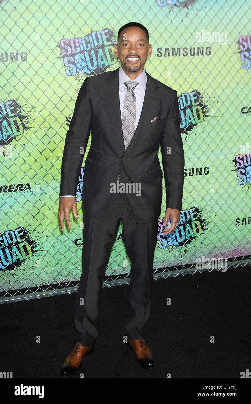 New York, USA. 1st August, 2016. Will Smith at the World Premiere of ...