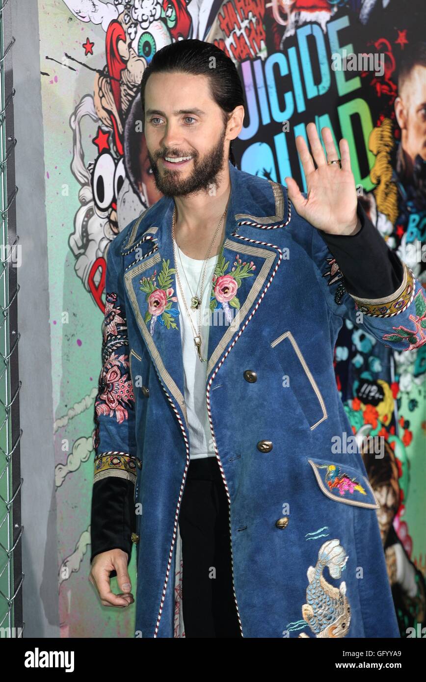New York, USA. 1st August, 2016. Jared Leto at the World Premiere of ...