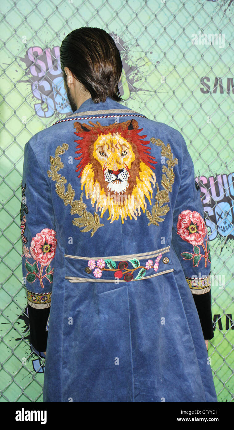 New York, USA. 1st August, 2016. Jared Leto at Warner Bros. Pictures ...