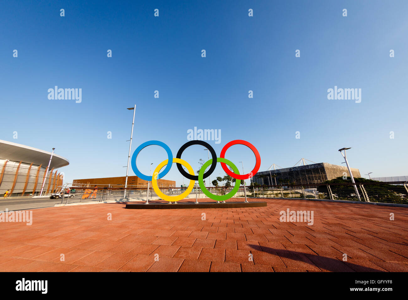 Olympic rings rio hi-res stock photography and images - Alamy