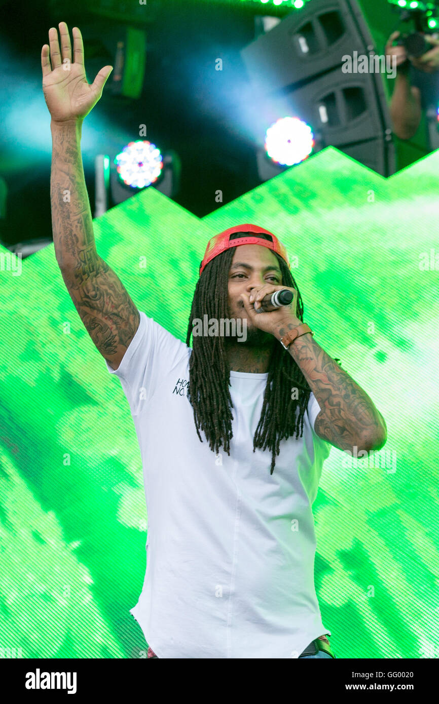 Chicago, Illinois, USA. 30th July, 2016. Rapper WAKA FLOCKA FLAME ...