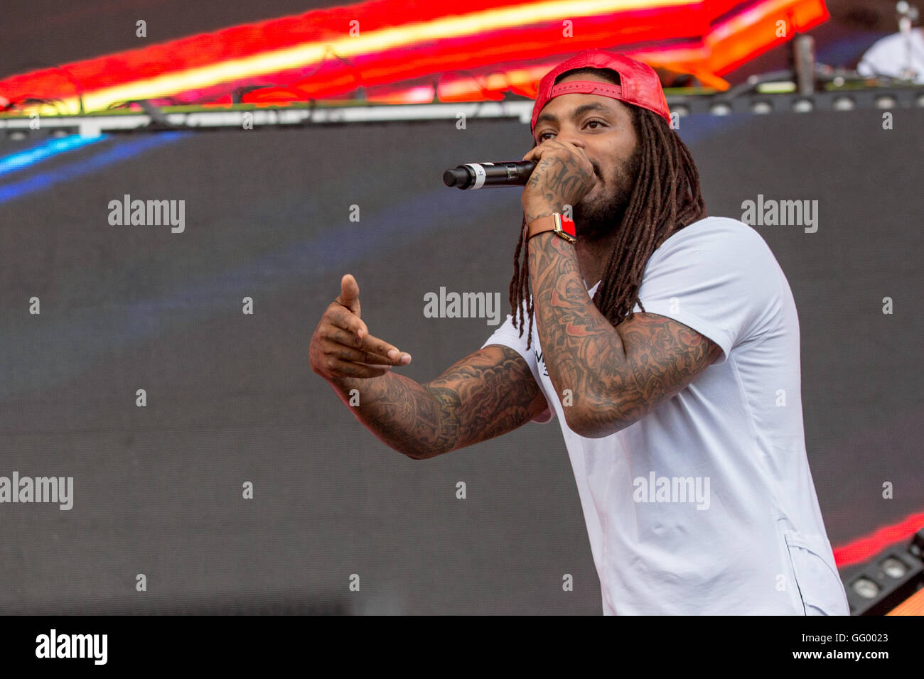 Chicago, Illinois, USA. 30th July, 2016. Rapper WAKA FLOCKA FLAME ...