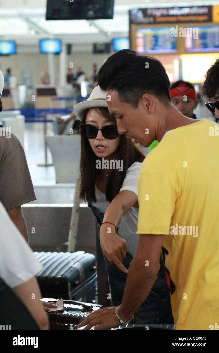 Taipei, Taiwan, China. 01st Aug, 2016. Wallace Huo and Ruby Lin couple ...