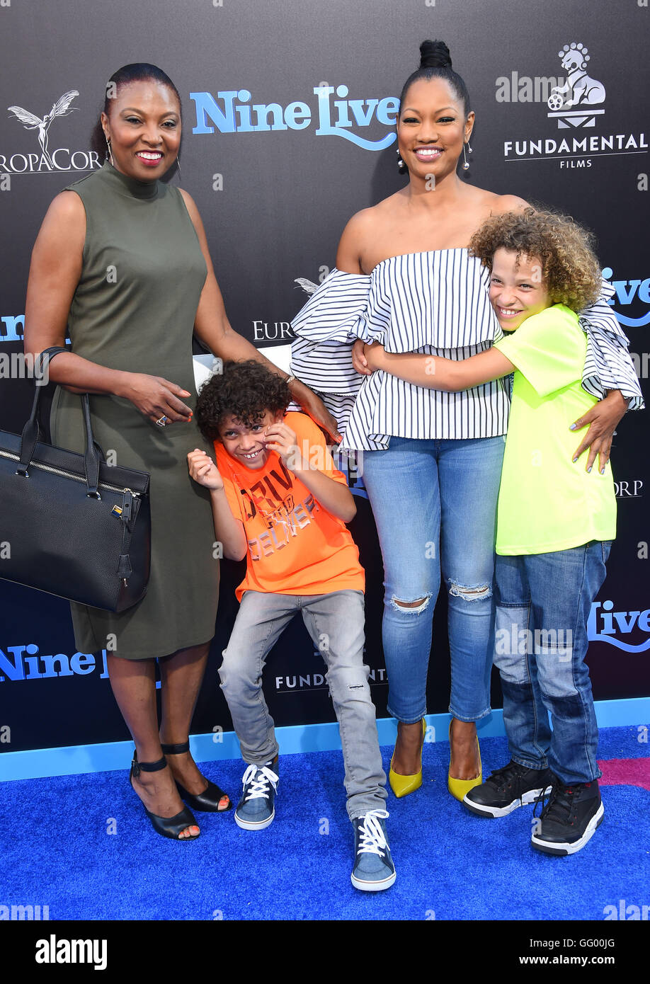 Hollywood, California, USA. 1st Aug, 2016. Garcelle Beauvais, Shontelle ...