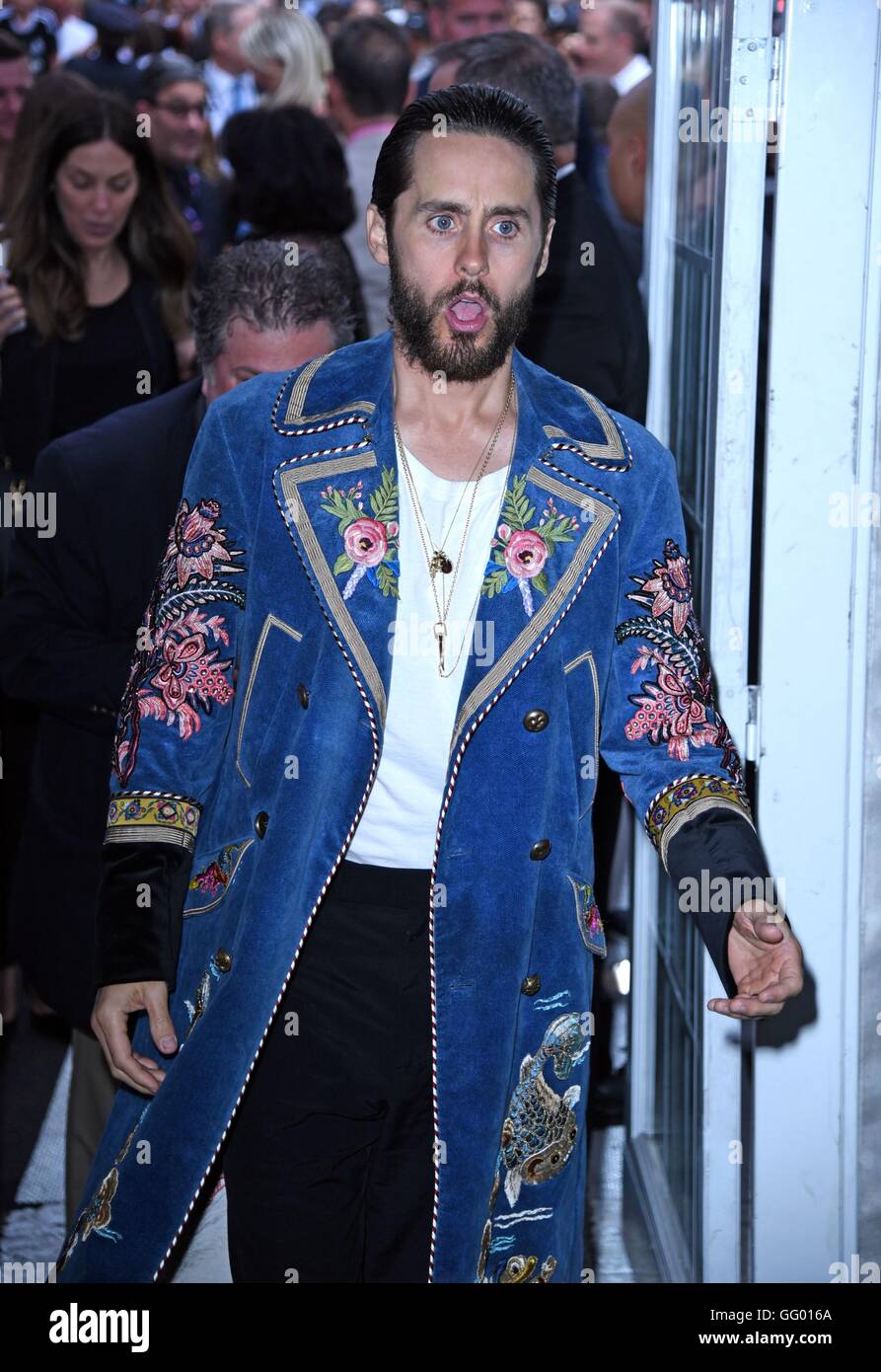 New York, NY, USA. 1st Aug, 2016. Jared Leto at arrivals for SUICIDE ...