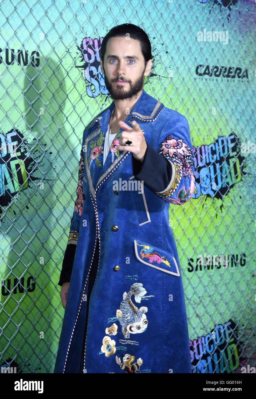 New York, NY, USA. 1st Aug, 2016. Jared Leto at arrivals for SUICIDE ...