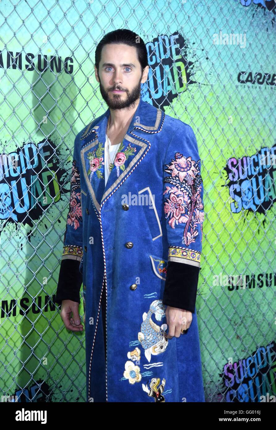 New York, NY, USA. 1st Aug, 2016. Jared Leto at arrivals for SUICIDE ...
