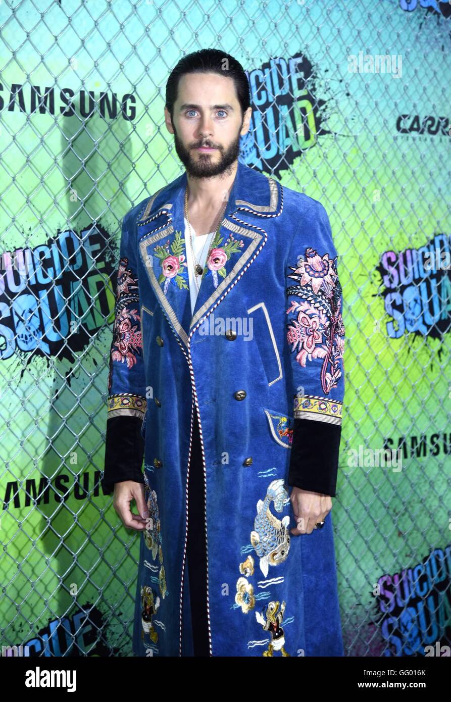 New York, NY, USA. 1st Aug, 2016. Jared Leto at arrivals for SUICIDE ...